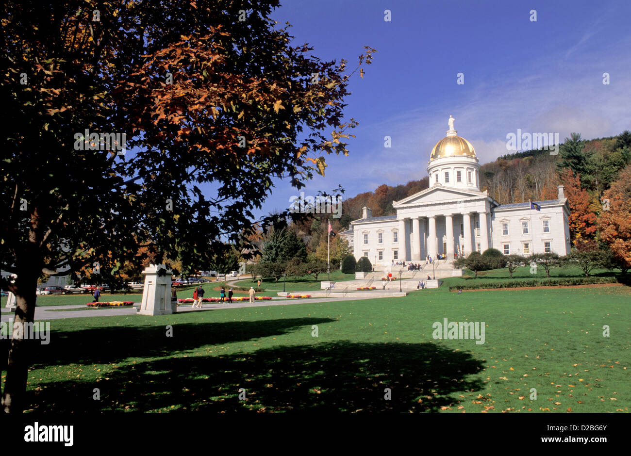 Vermont. Montpelier. State Capitol Stock Photo - Alamy