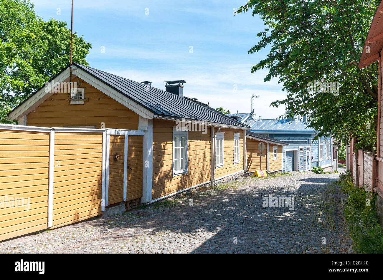 Finland wooden house hi-res stock photography and images - Alamy
