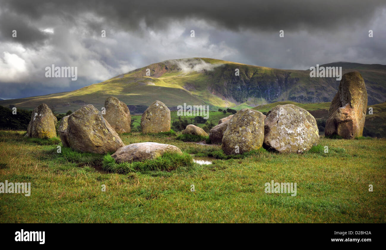 Neolithic castlerigg stone circle hi-res stock photography and images ...