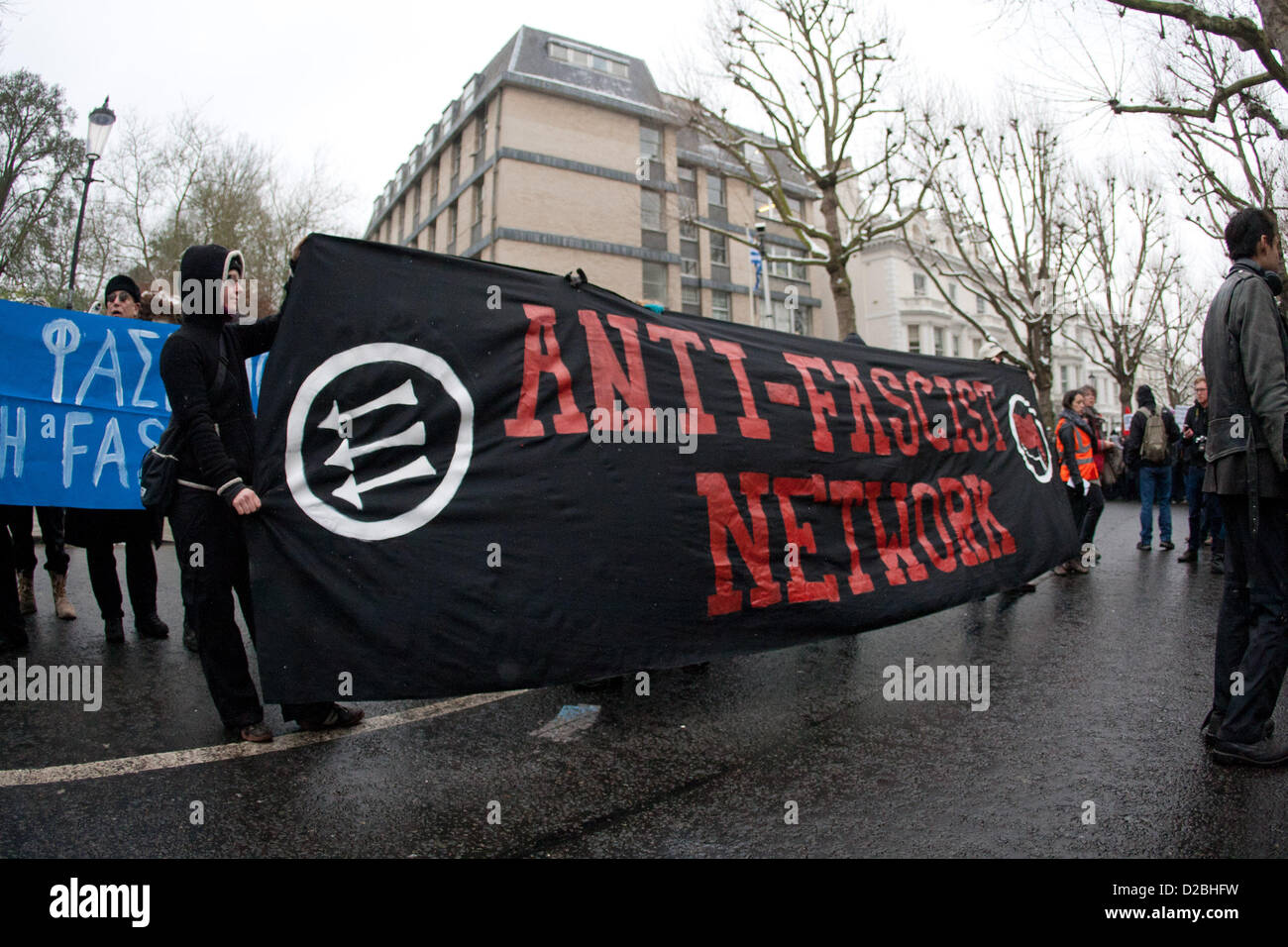 Anti fascist banner hi-res stock photography and images - Alamy