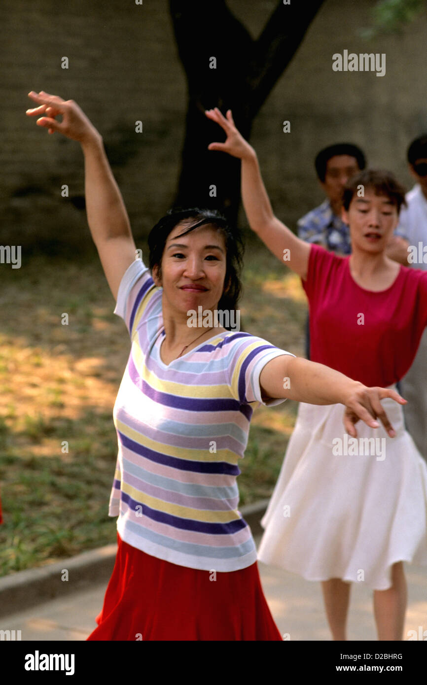 China, Beijing. Dance Lessons Stock Photo - Alamy