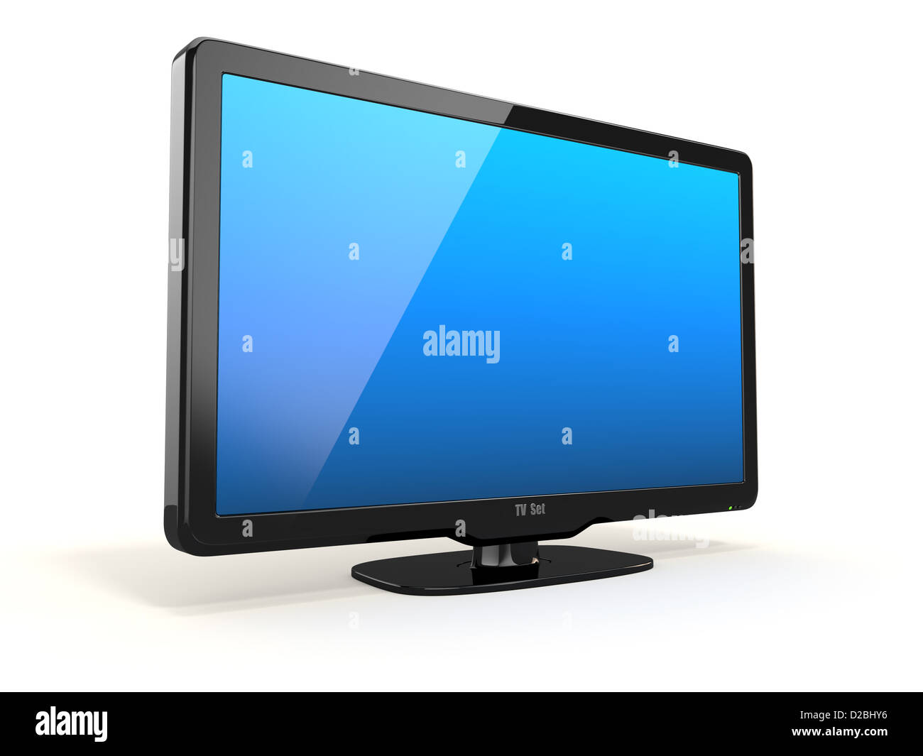 High Definition TV on white background. 3d Stock Photo - Alamy