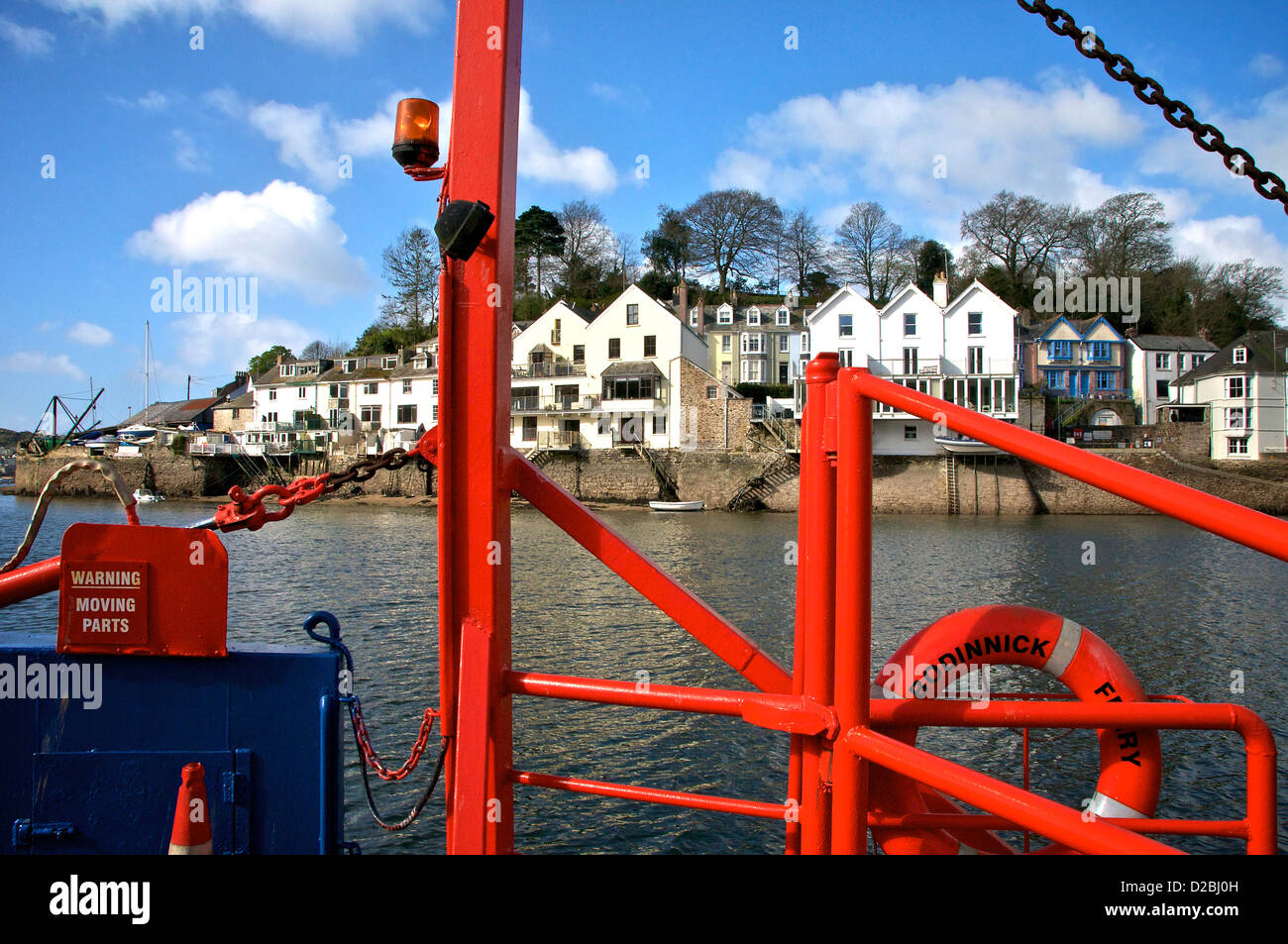 Fowey Cornwall UK River Stock Photo - Alamy
