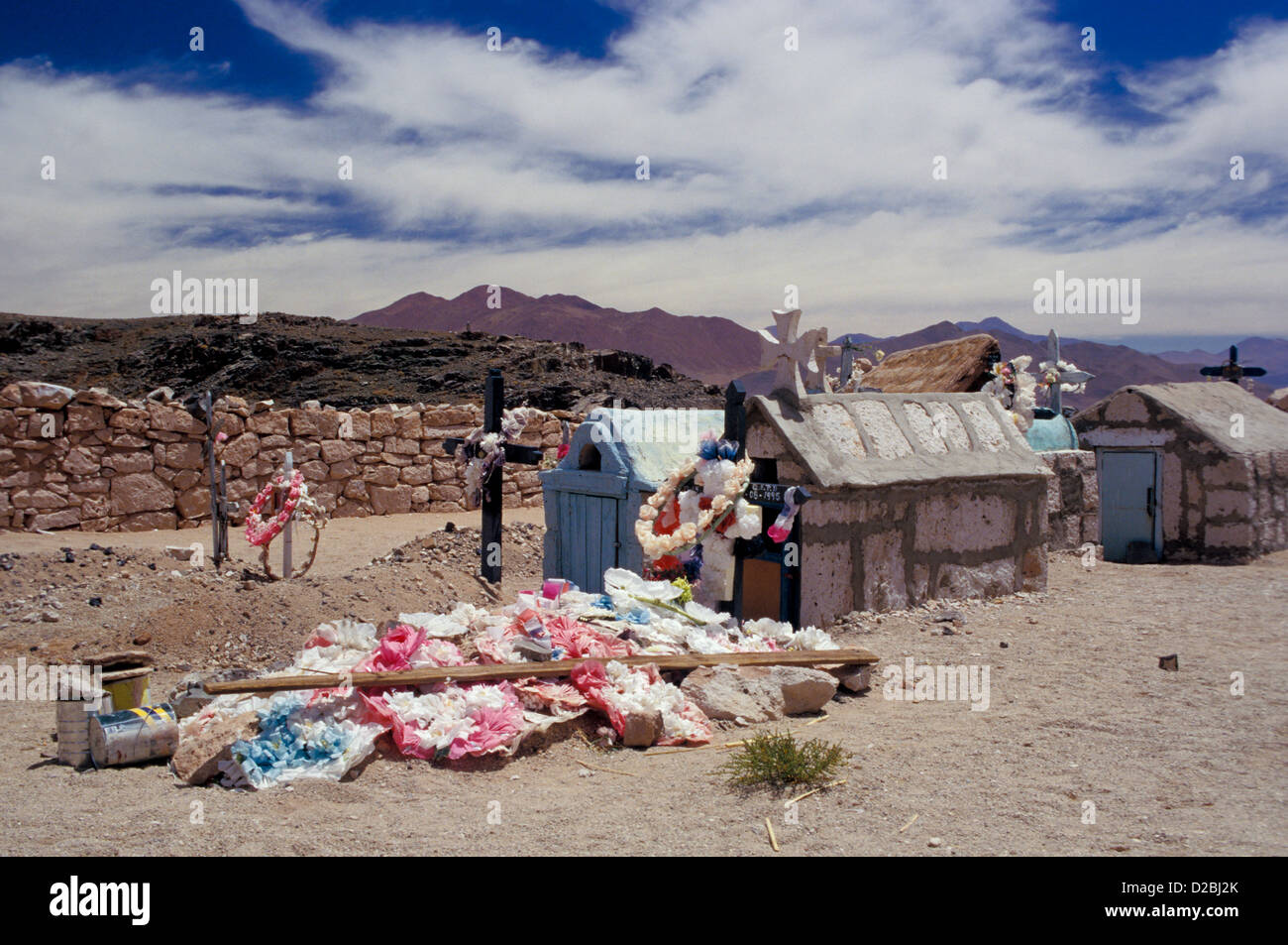 Chile, Conche Viejo, Campo De Paz Y Amor. Inca Burial Ground Stock ...