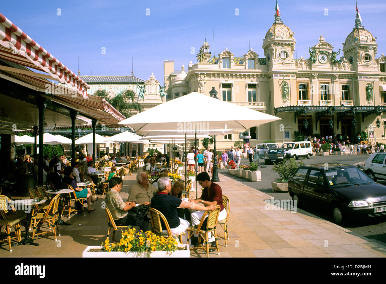 Monaco, Monte Carlo. Cafe Stock Photo - Alamy