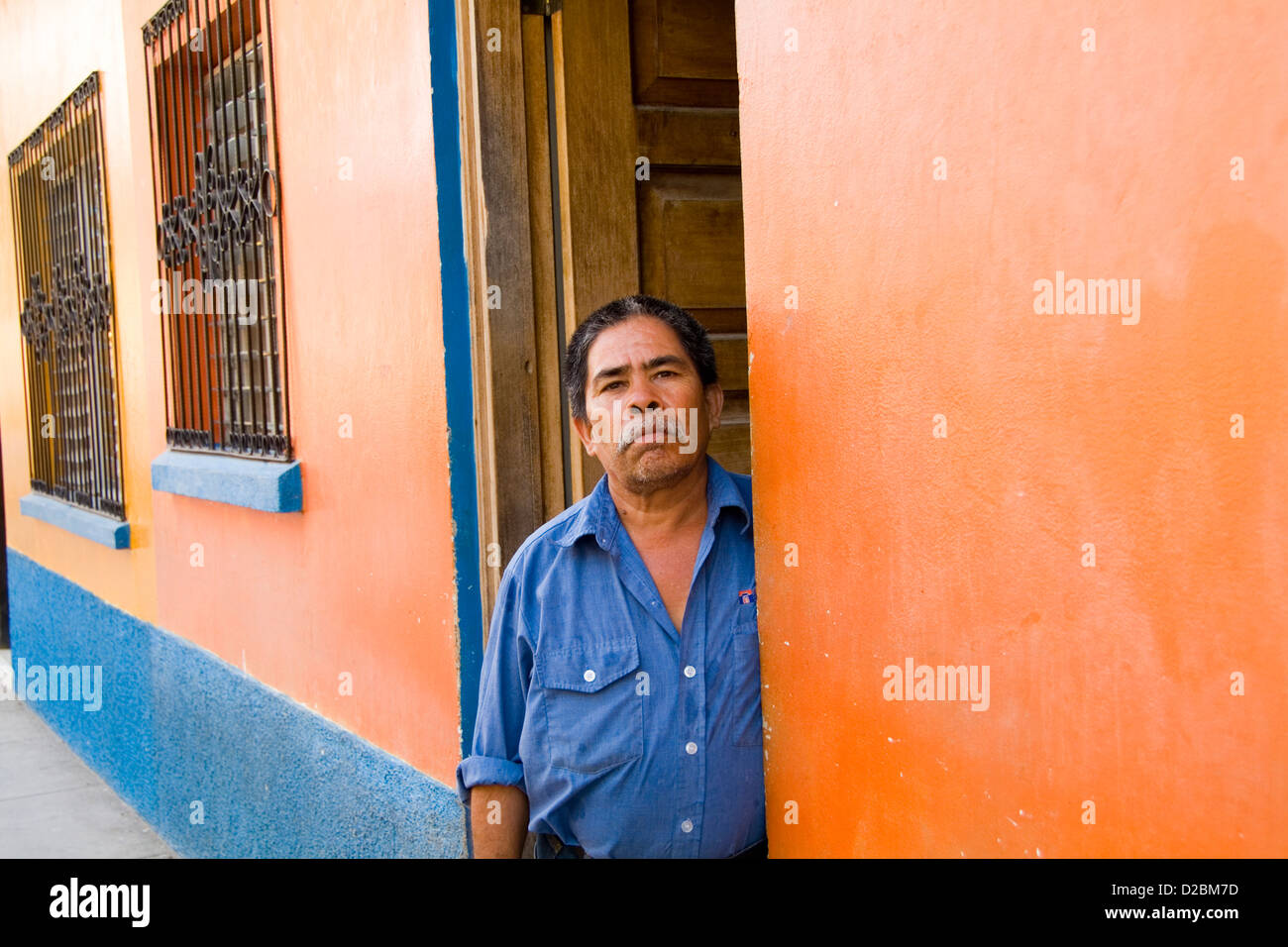 Portrait Of A Honduran Man Stock Photo - Alamy
