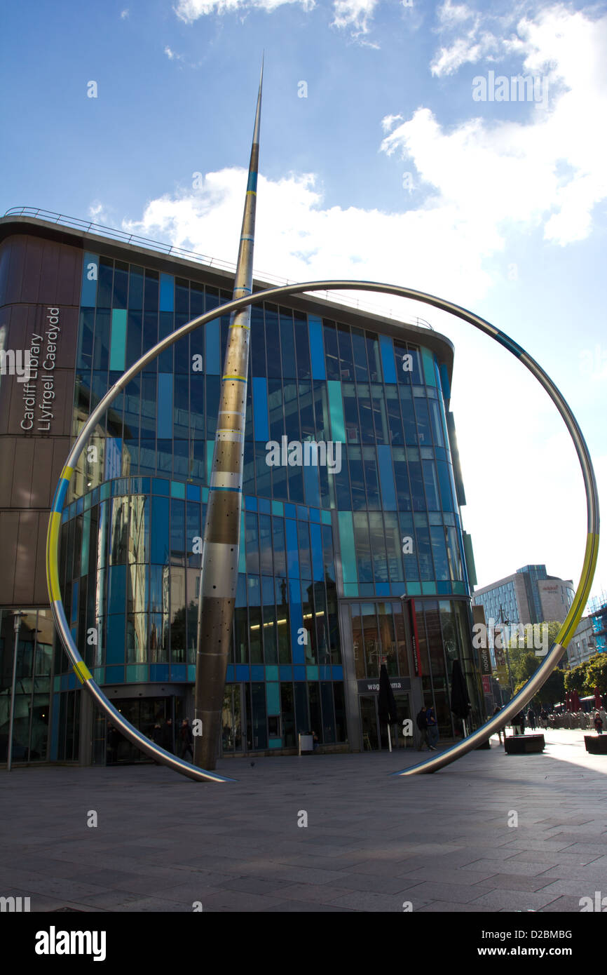 The Library in the Hayes Cardiff city center showing the Alliance ...