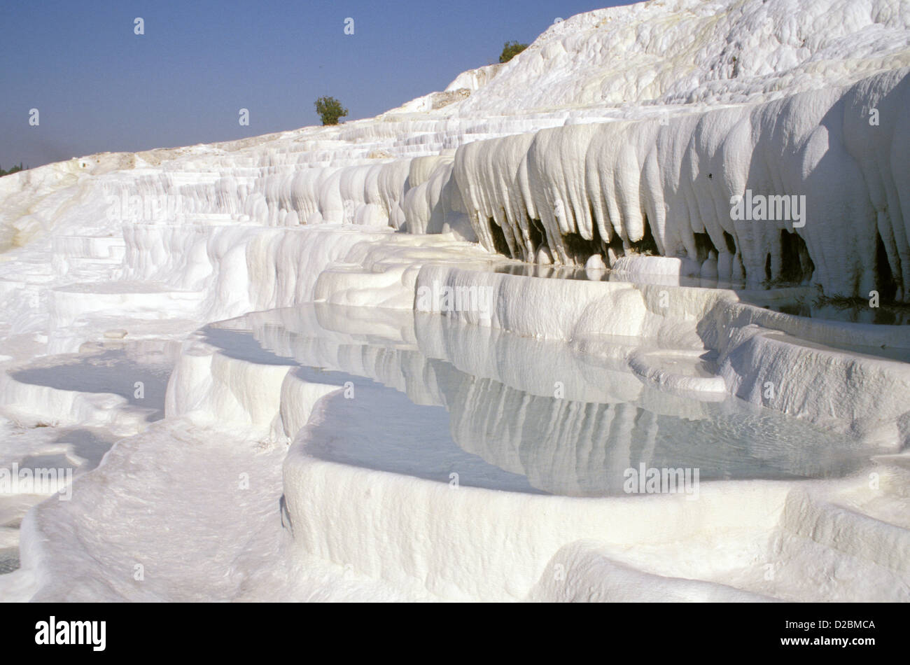 Turkey; Pamukkale; Limestone Terraces And Hot Springs Stock Photo - Alamy
