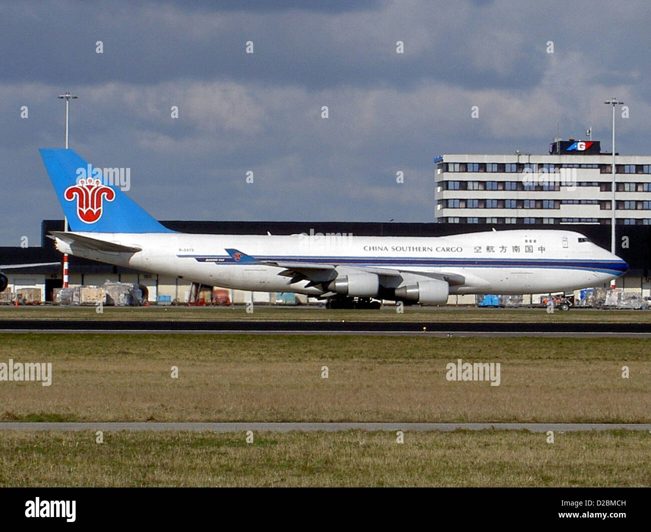 The Boeing 747 B2473 operated by China Southern Cargo is a freight ...