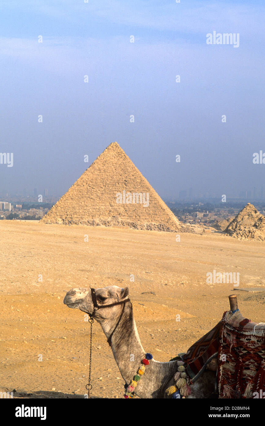Egypt, Giza, Great Pyramids Stock Photo - Alamy