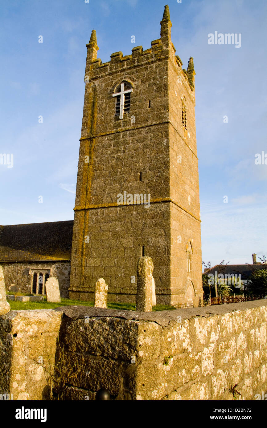 St Sennen Church Founded 520 Ad Near Lands End On Southernmost Tip Of ...