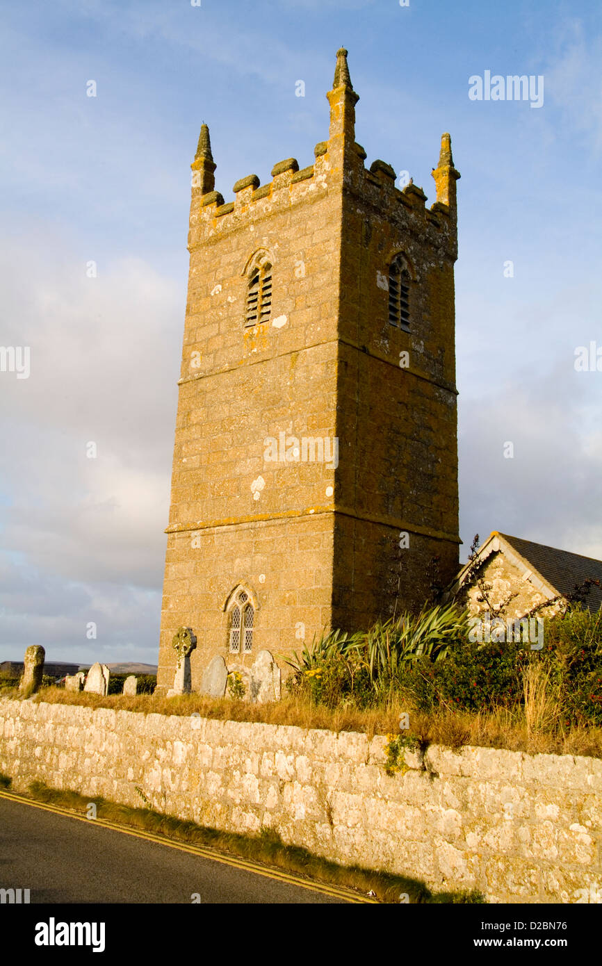 St Sennen Church Founded 520 Ad Near Lands End On Southernmost Tip Of ...
