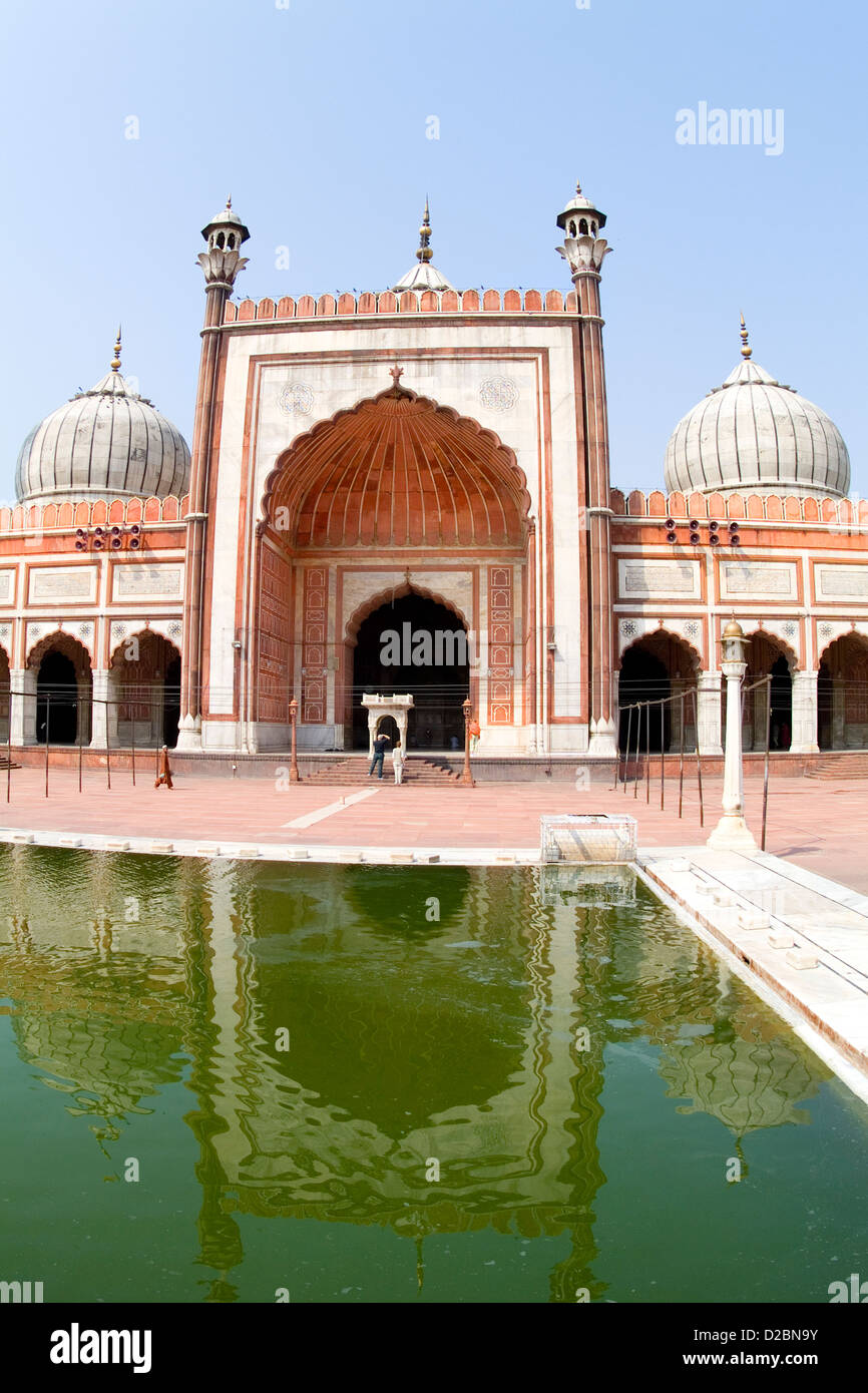 Mosque In Delhi India Called The Jama Masjid Which Is The Largest In ...