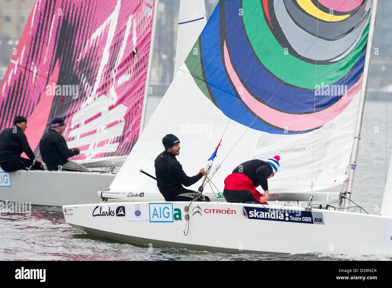 Star Class boats are raced by 20 Olympic and World champion sailors ...