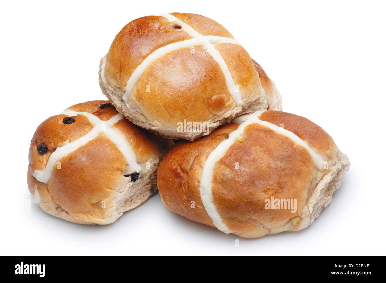 Hot cross buns image Cut Out Stock Images & Pictures - Alamy