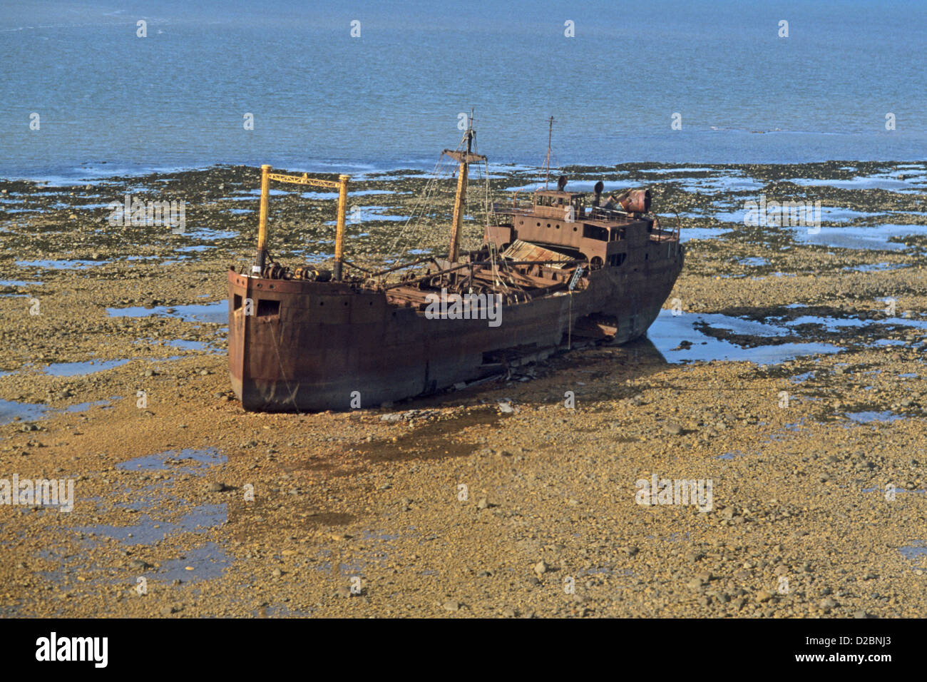 Aerial View Rusting Ship Ithaca 1961 Near Churchill Northern Studies ...