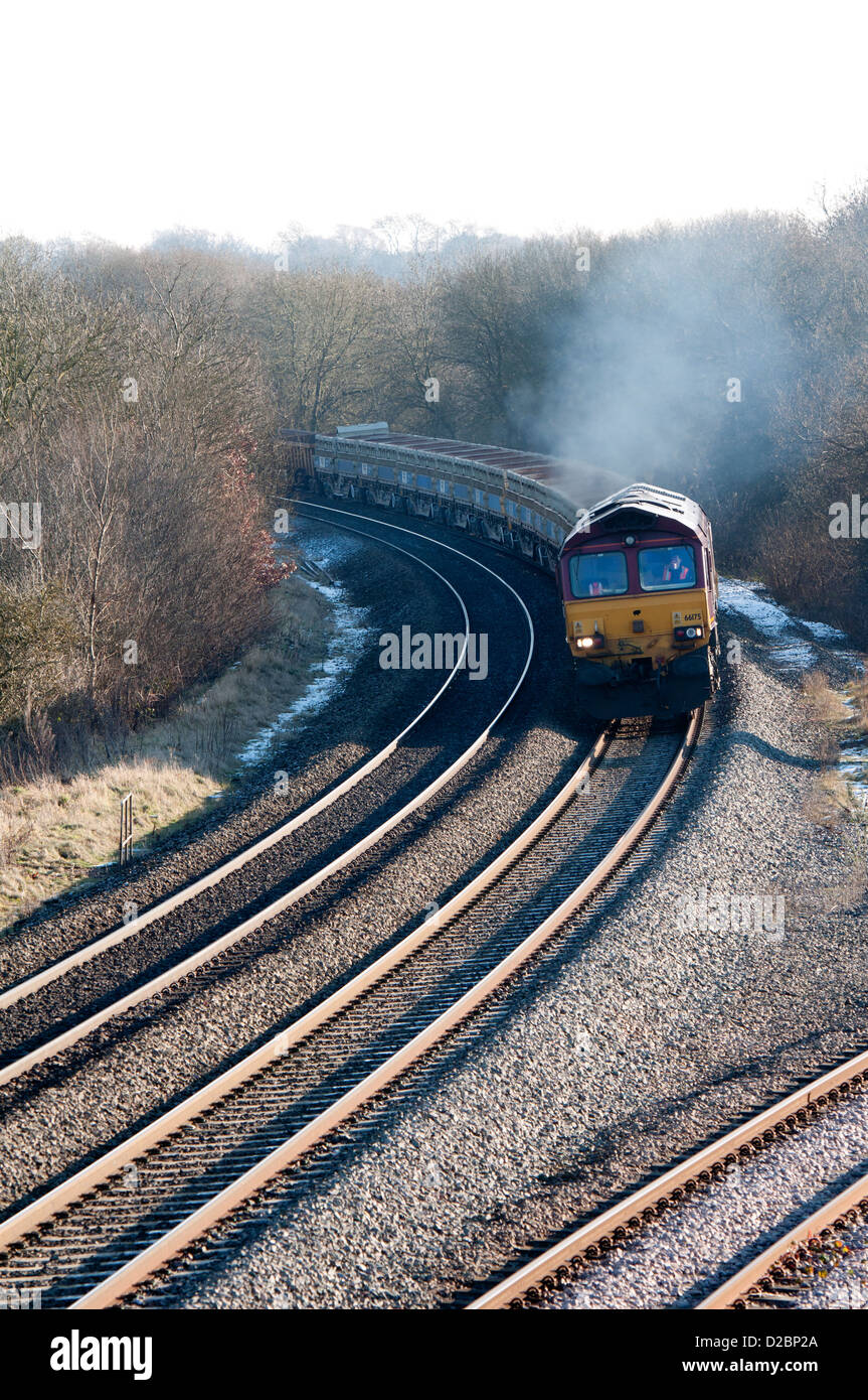 British freight train hi-res stock photography and images - Alamy