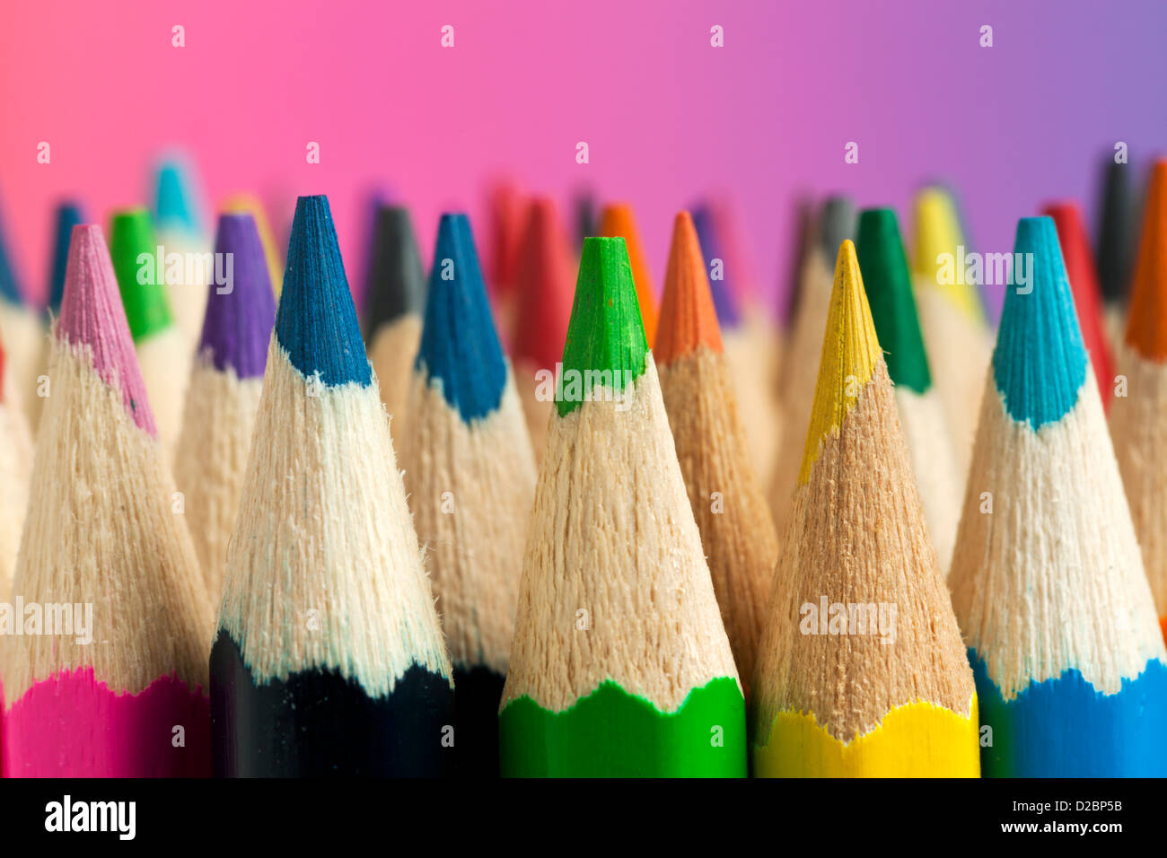 Crayon tips hi-res stock photography and images - Alamy
