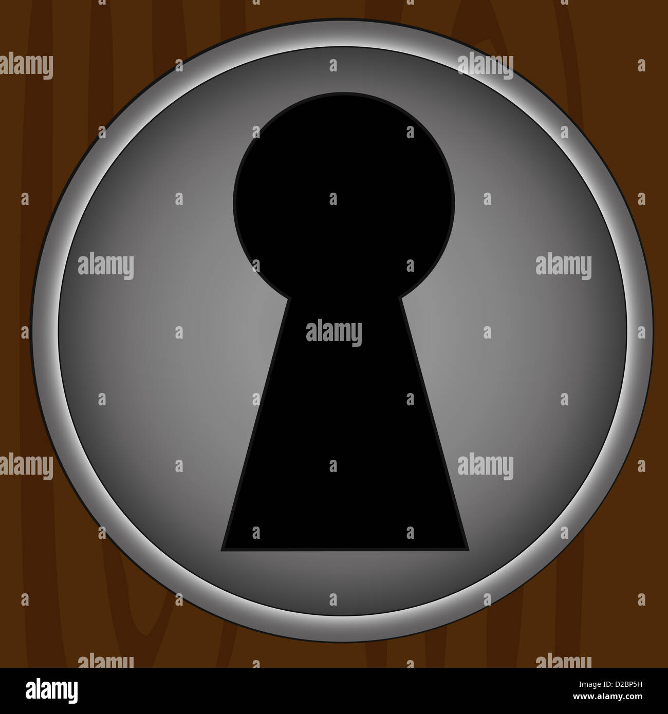 Key hole background vector. Easily put your own photo behind the key ...