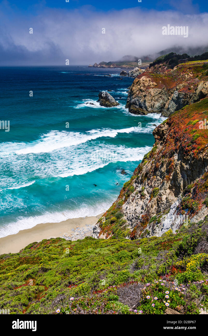The Big Sur coast at Rocky Point, Big Sur, California USA Stock Photo ...