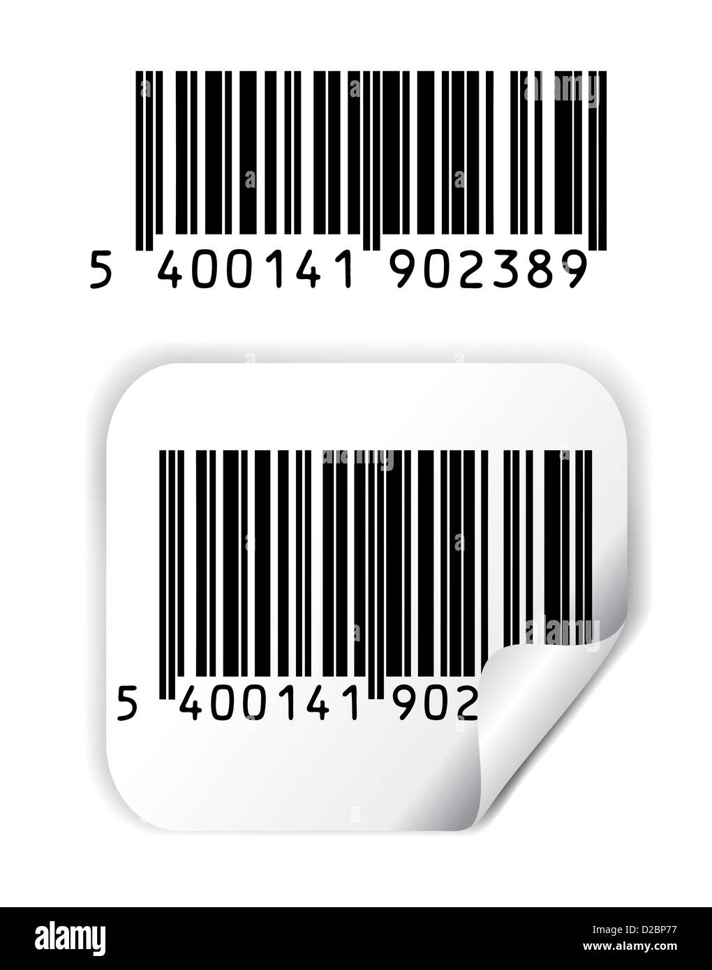 Bar code vector Stock Photo - Alamy