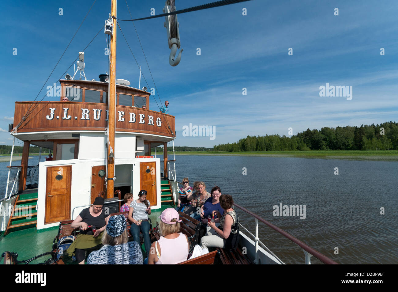 The J.L Runeberg cruise boat sails daily through the enchanting eastern ...
