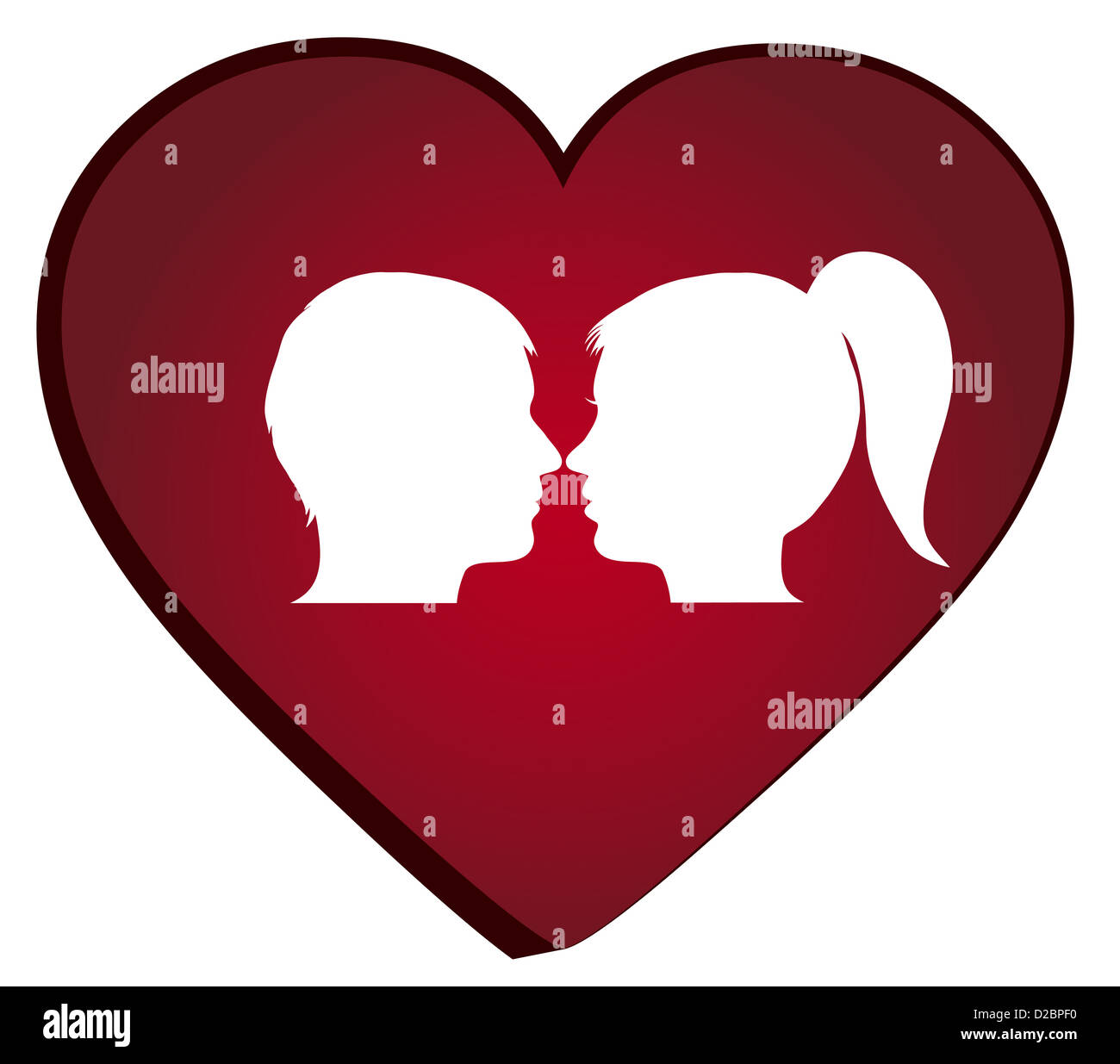 Couple in love boy Cut Out Stock Images & Pictures - Alamy