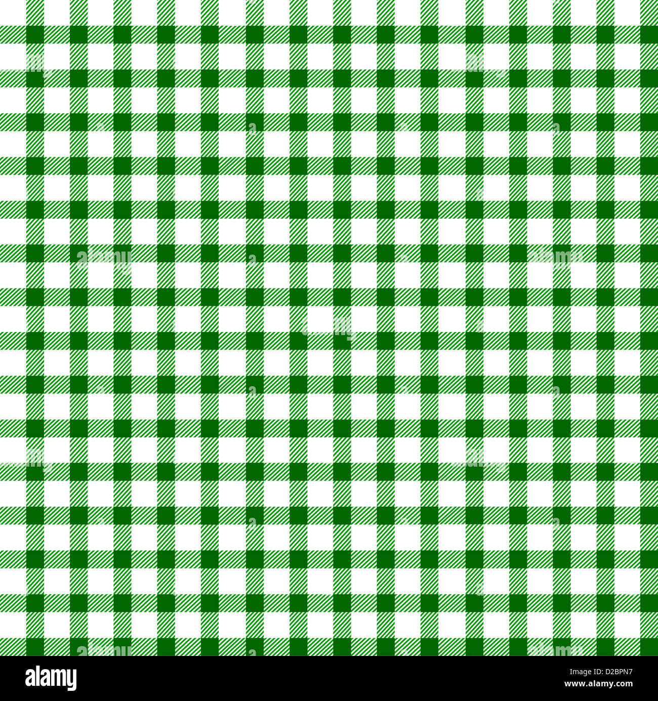 Seamless retro white green square tablecloth hi-res stock photography ...
