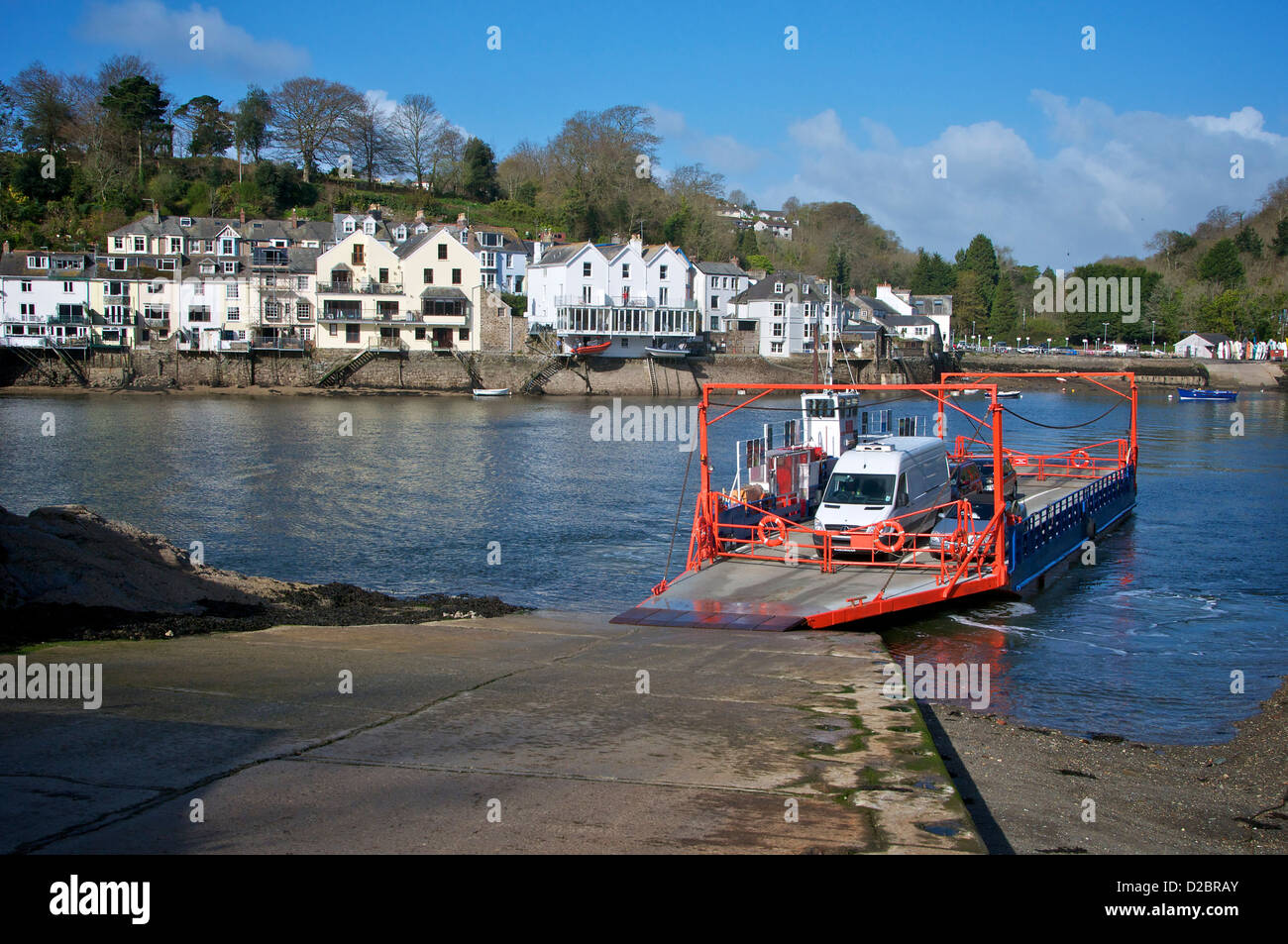Fowey Cornwall UK River Stock Photo - Alamy