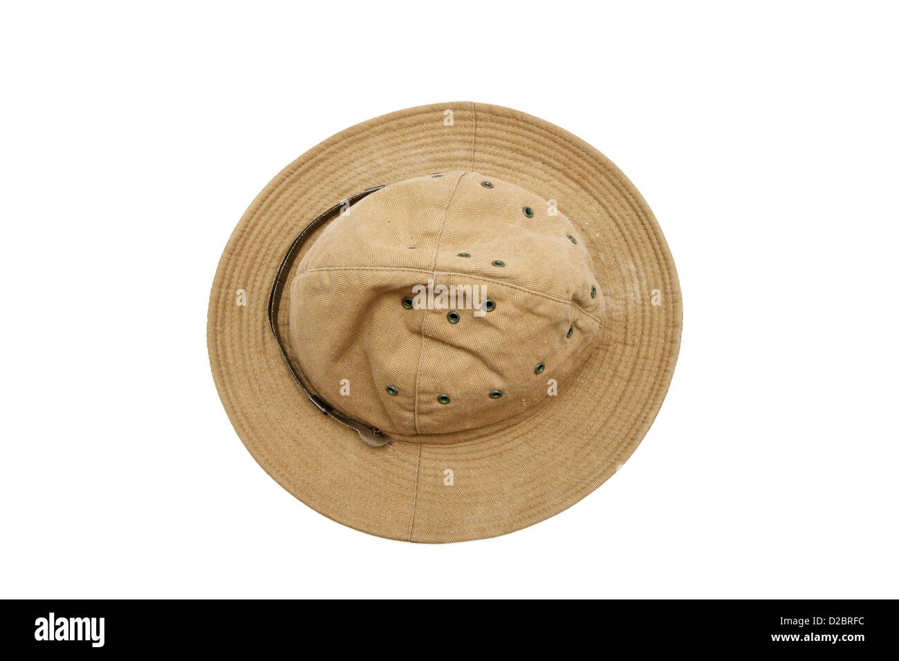 Old soviet army summer hat top view isolated Stock Photo - Alamy