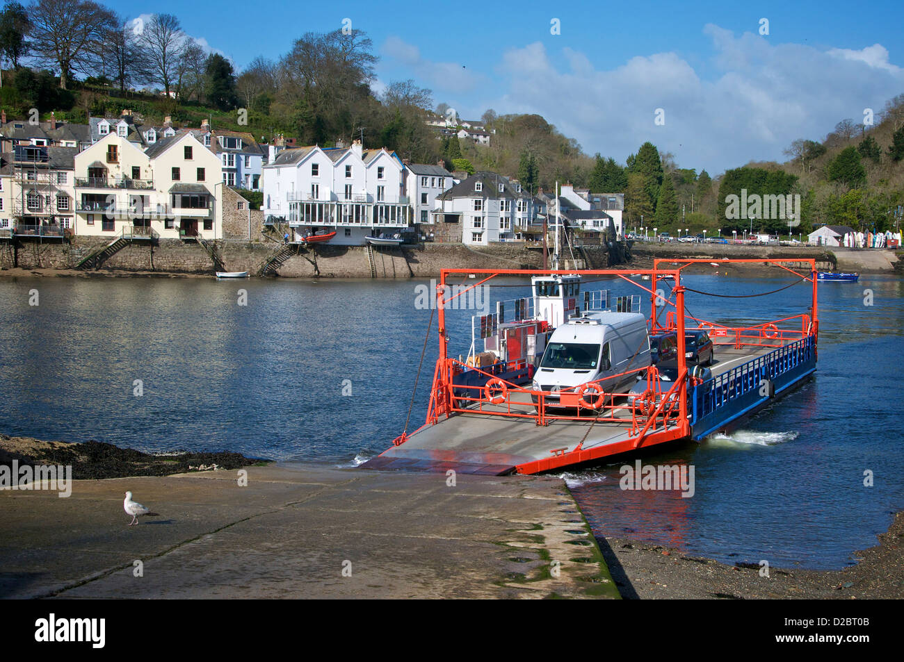 Fowey Cornwall UK River Stock Photo - Alamy