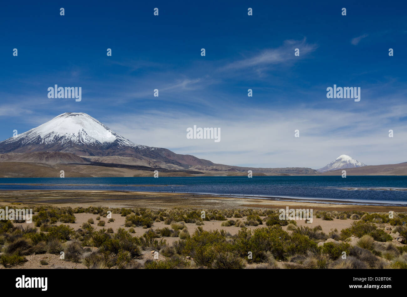 Parinacota volcano hi-res stock photography and images - Alamy