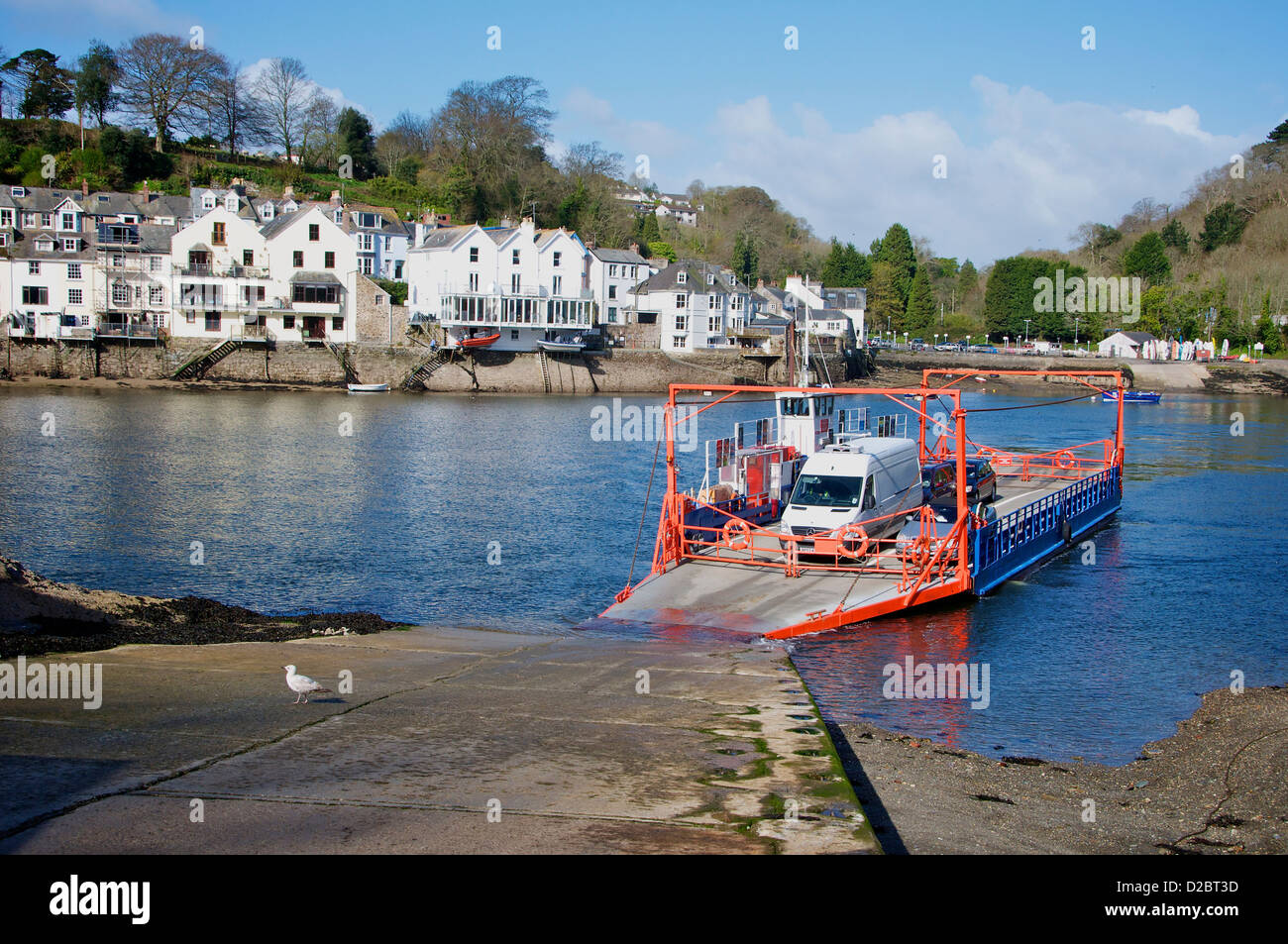 Fowey Cornwall UK River Stock Photo - Alamy