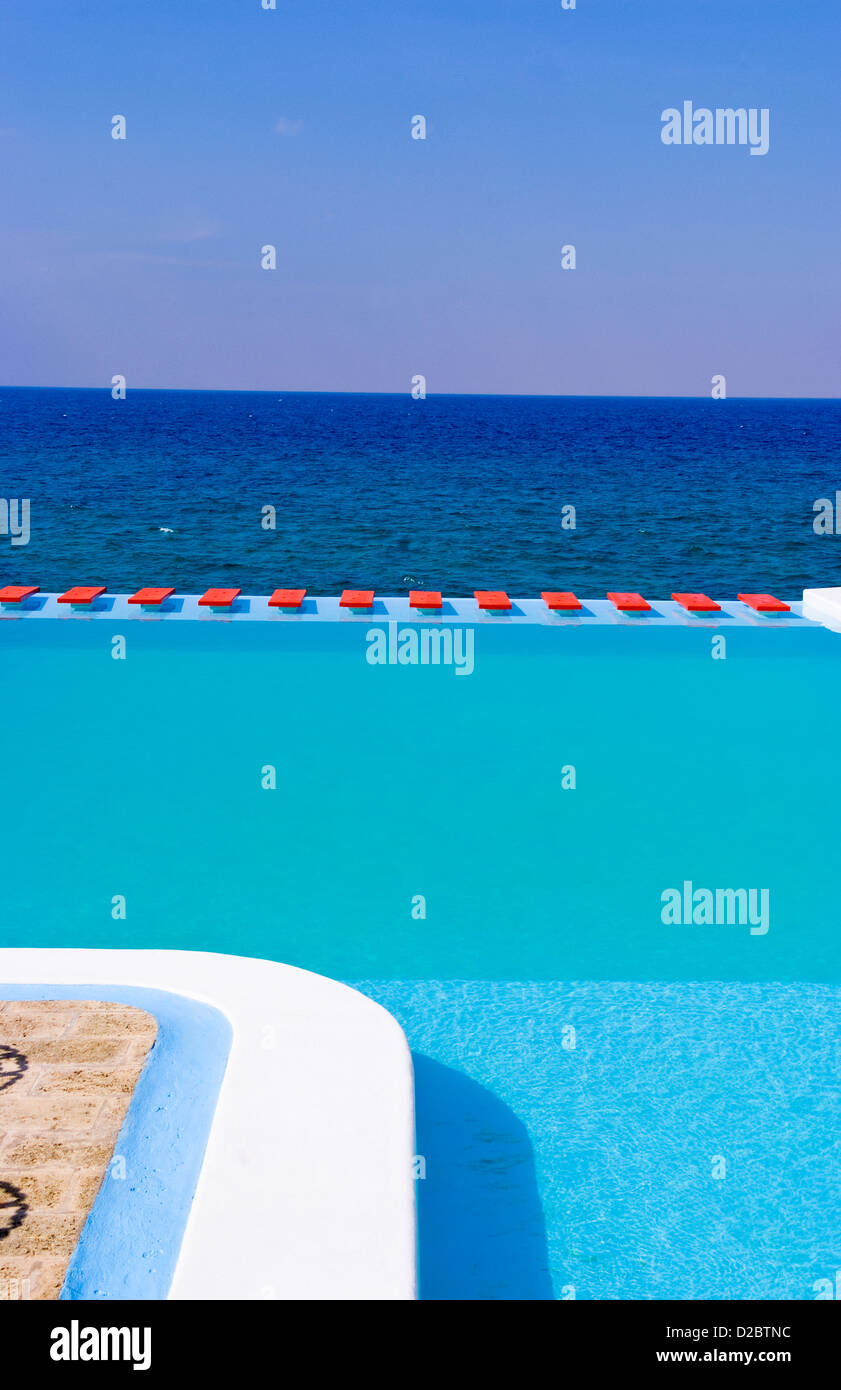 Modern Swim Pool In Miramar, An Upscale Area Of Havana, Cuba Stock ...