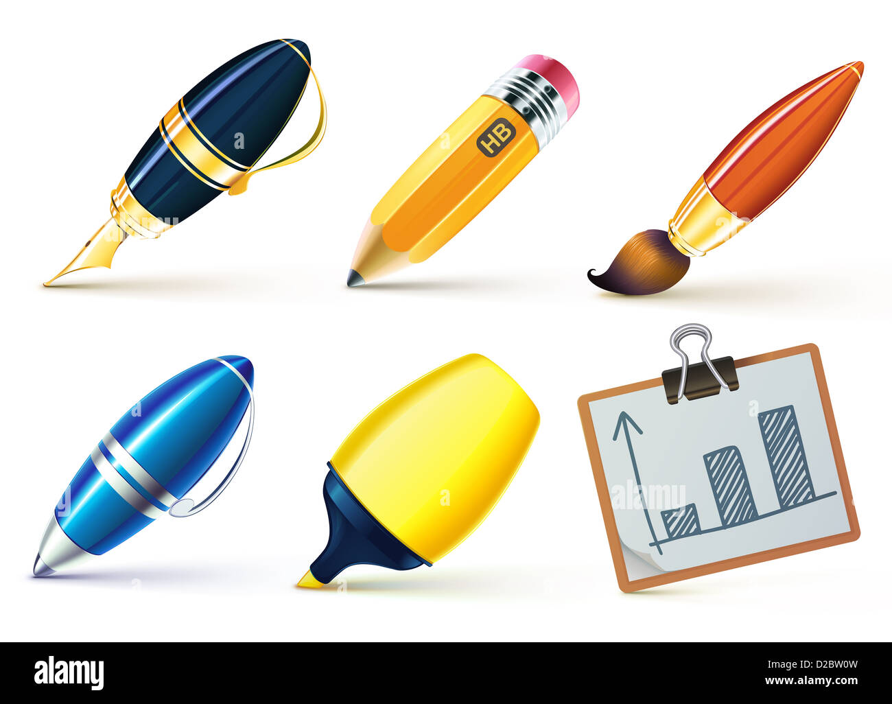 Art of writing implements hi-res stock photography and images - Alamy
