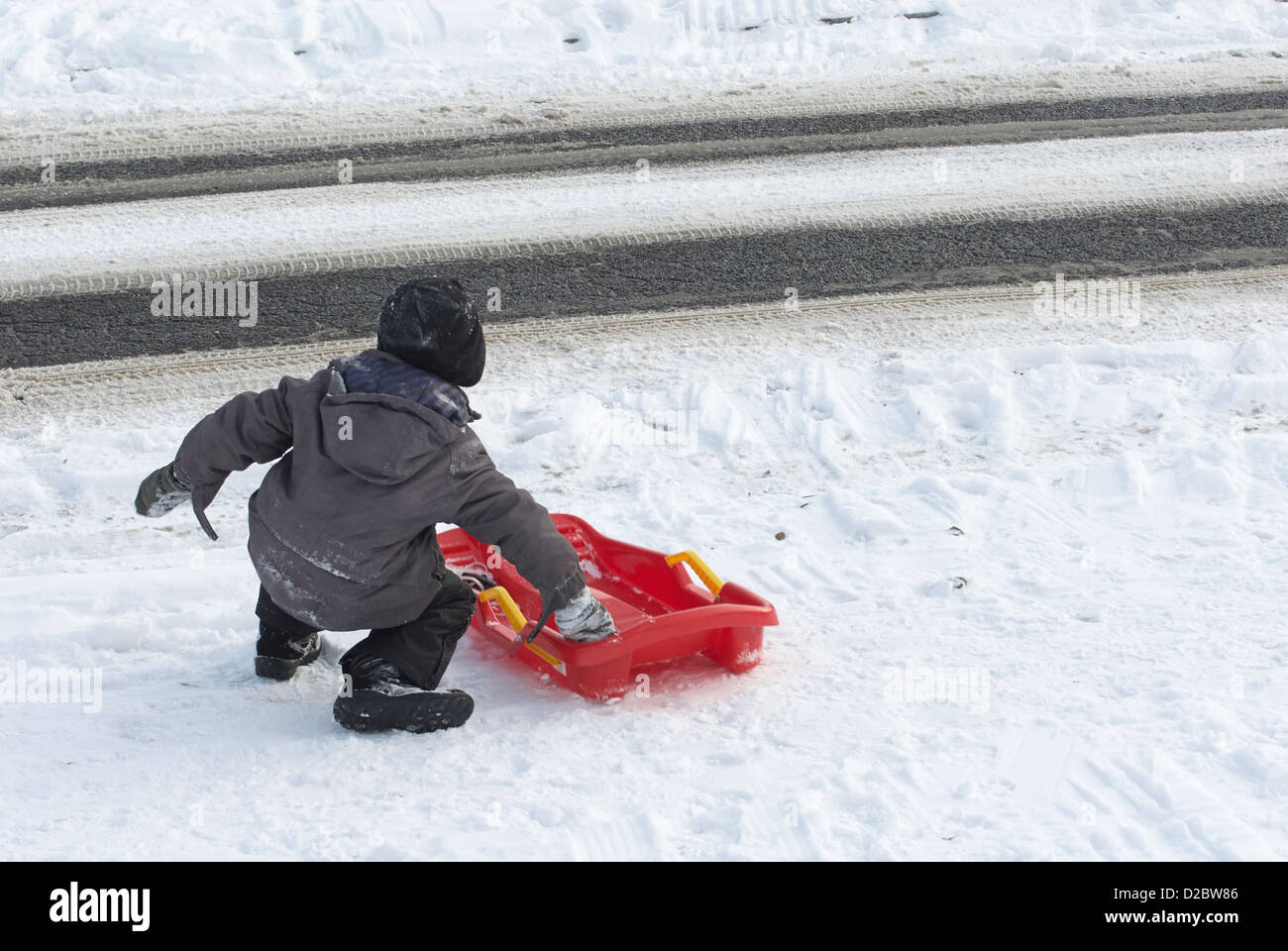 Sledge bobsleigh hi-res stock photography and images - Alamy