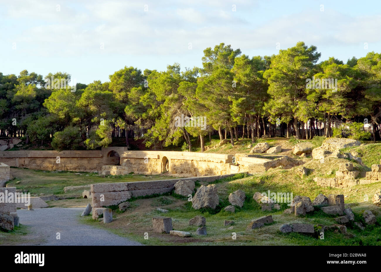Carthage, Tunisia, Roman Amphitheater Ruins Stock Photo - Alamy