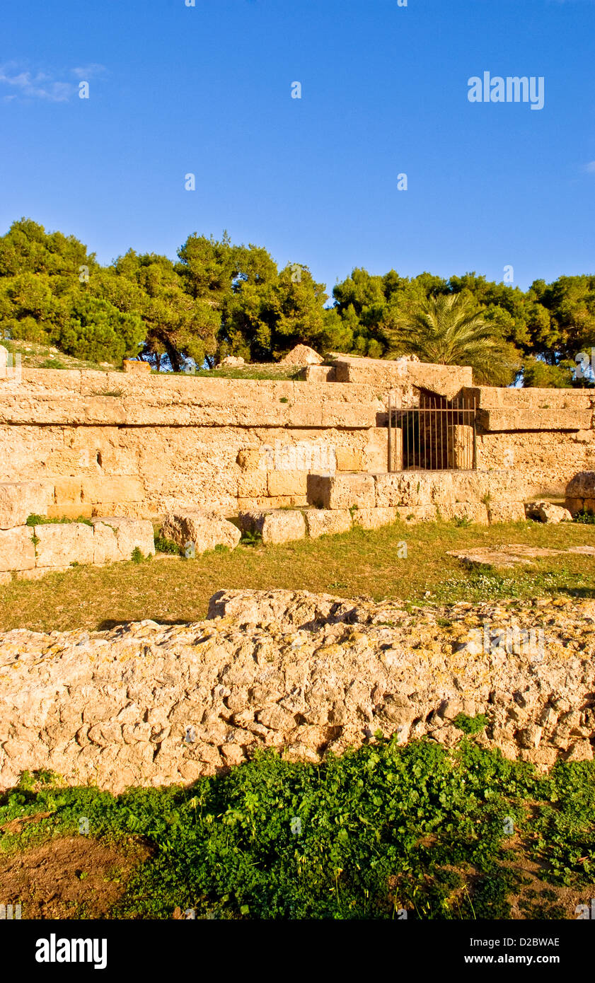 Carthage, Tunisia, Roman Amphitheater Ruins Stock Photo - Alamy