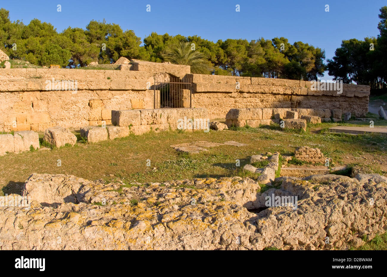 Carthage, Tunisia, Roman Amphitheater Ruins Stock Photo - Alamy