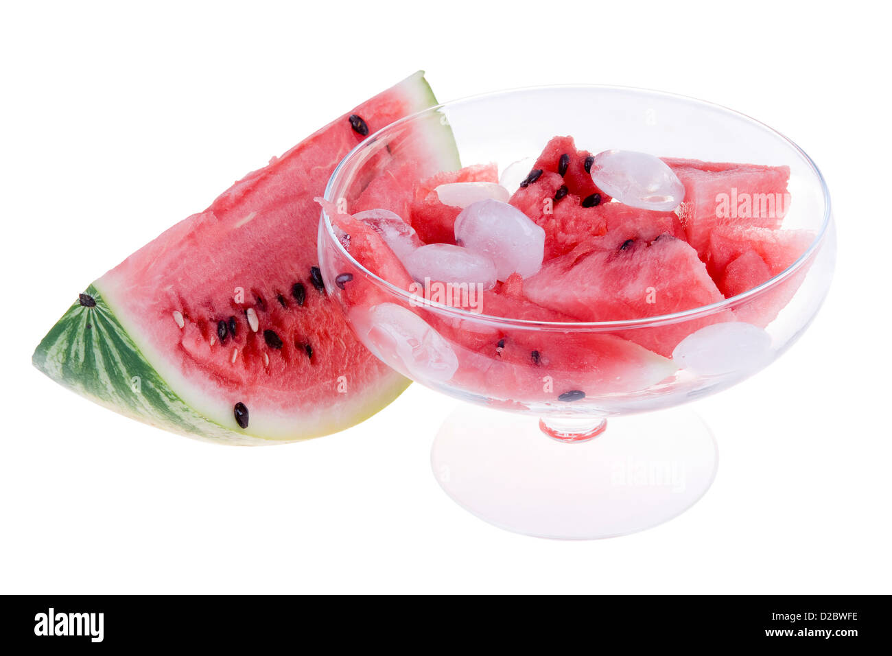 Watermelon fruit isolated ice hi-res stock photography and images - Alamy