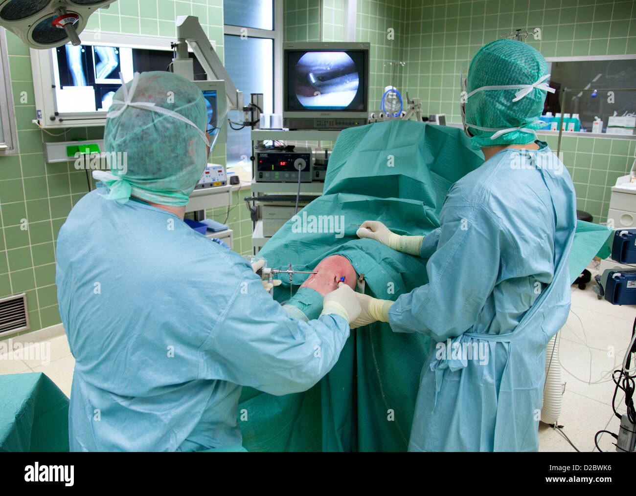 Essen, Germany, hospital, surgery on knee Stock Photo - Alamy
