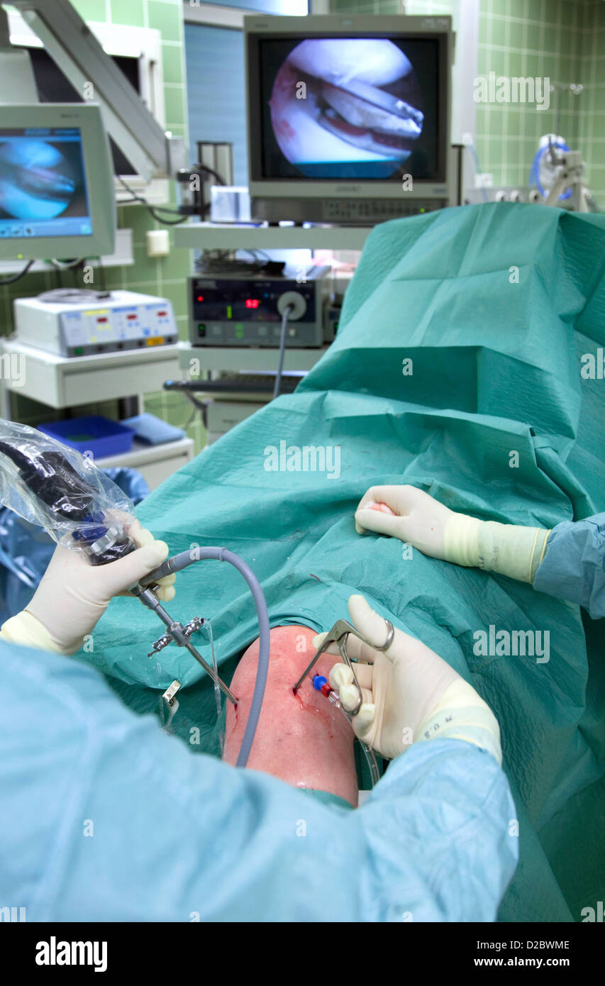 Essen, Germany, hospital, surgery on knee Stock Photo - Alamy
