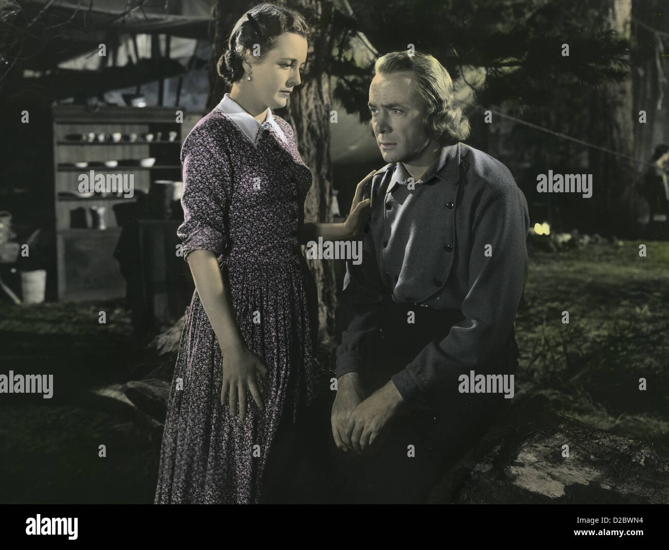 Treck Nach Utah Brigham Young-Frontiersman Szenenbild Stock Photo - Alamy