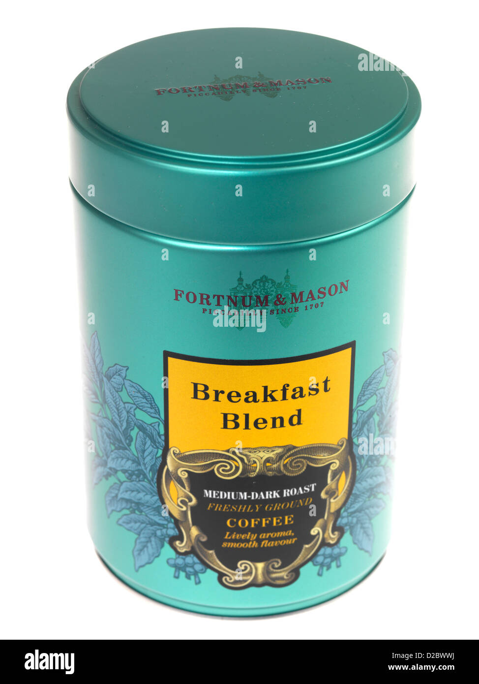 Tin of Ground Coffee Stock Photo - Alamy