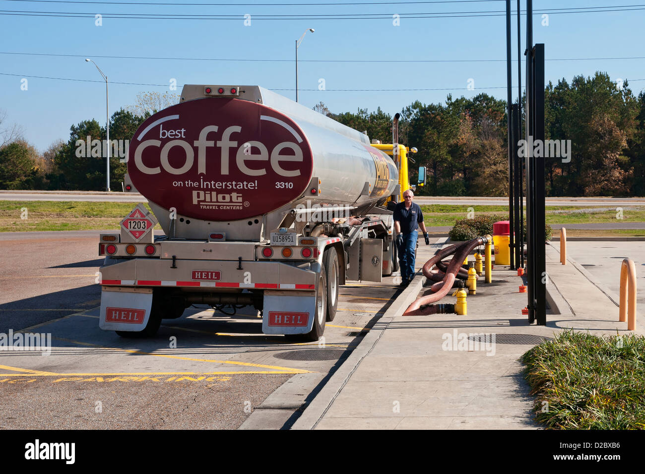 Coffee tanker truck hi-res stock photography and images - Alamy