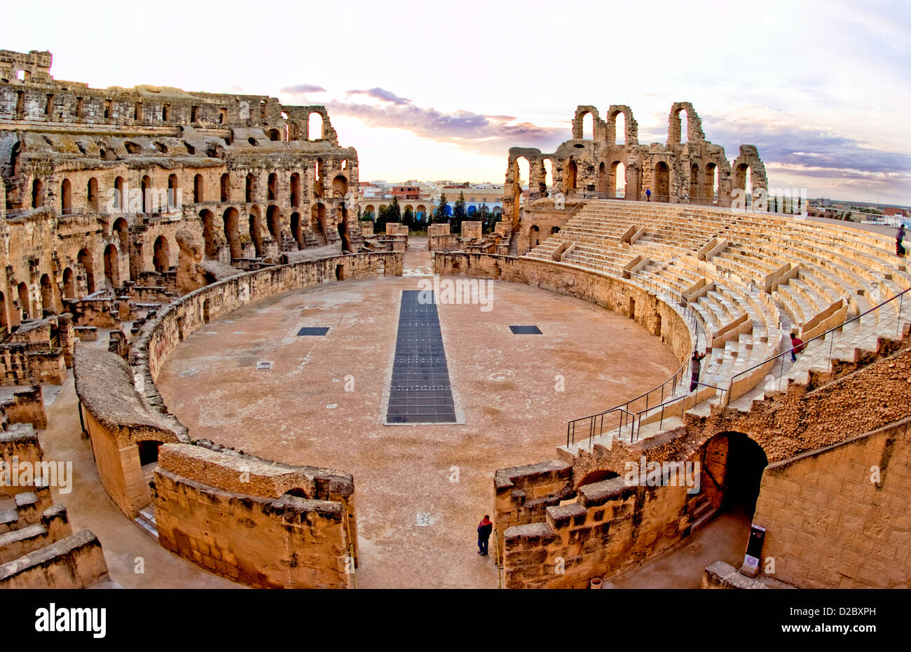 Inside El Jem Roman Amphitheater, El Jem, Tunisia Stock Photo - Alamy