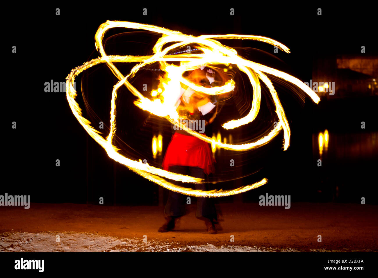 Fire spark trail hi-res stock photography and images - Alamy