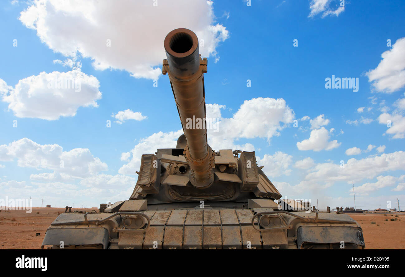 Old Israeli Magach tank near the military base in the desert Stock ...
