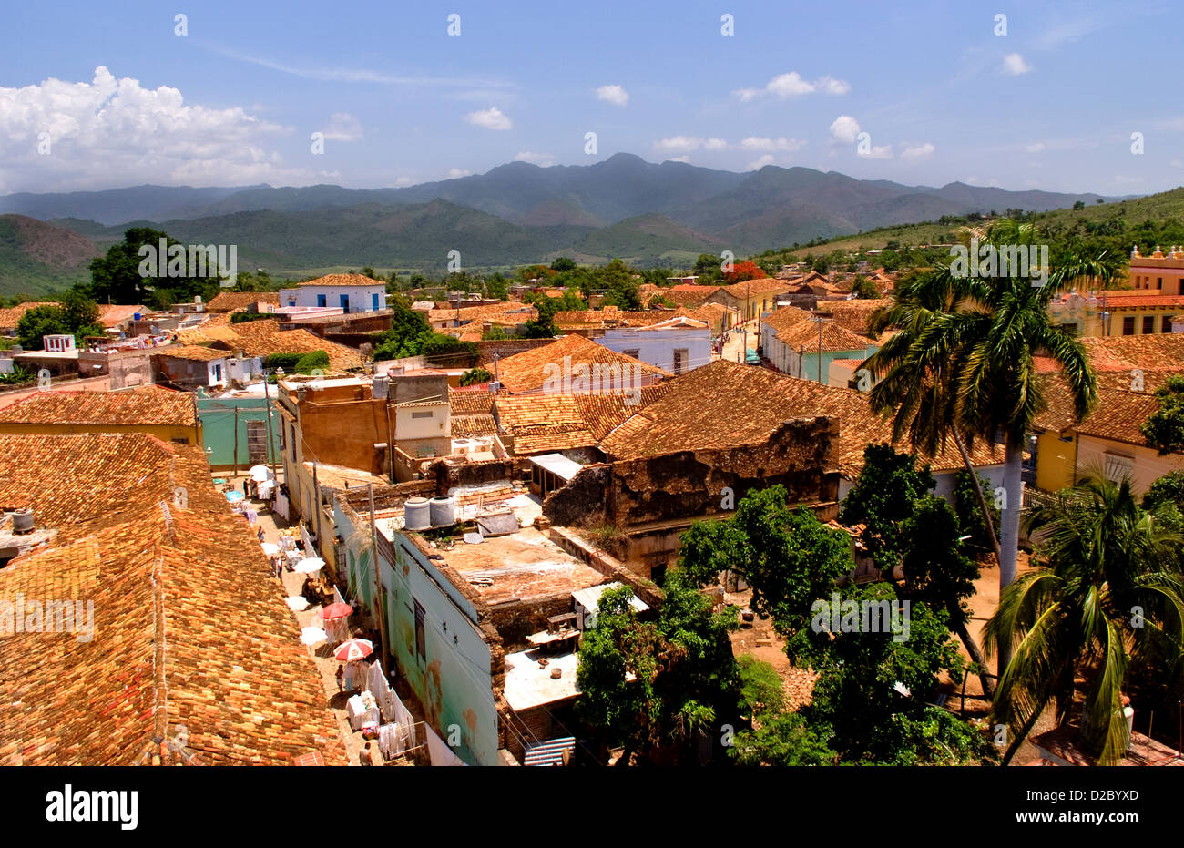 Skyline Of The Old Colonial City Of Trinidad, Cuba Stock Photo - Alamy