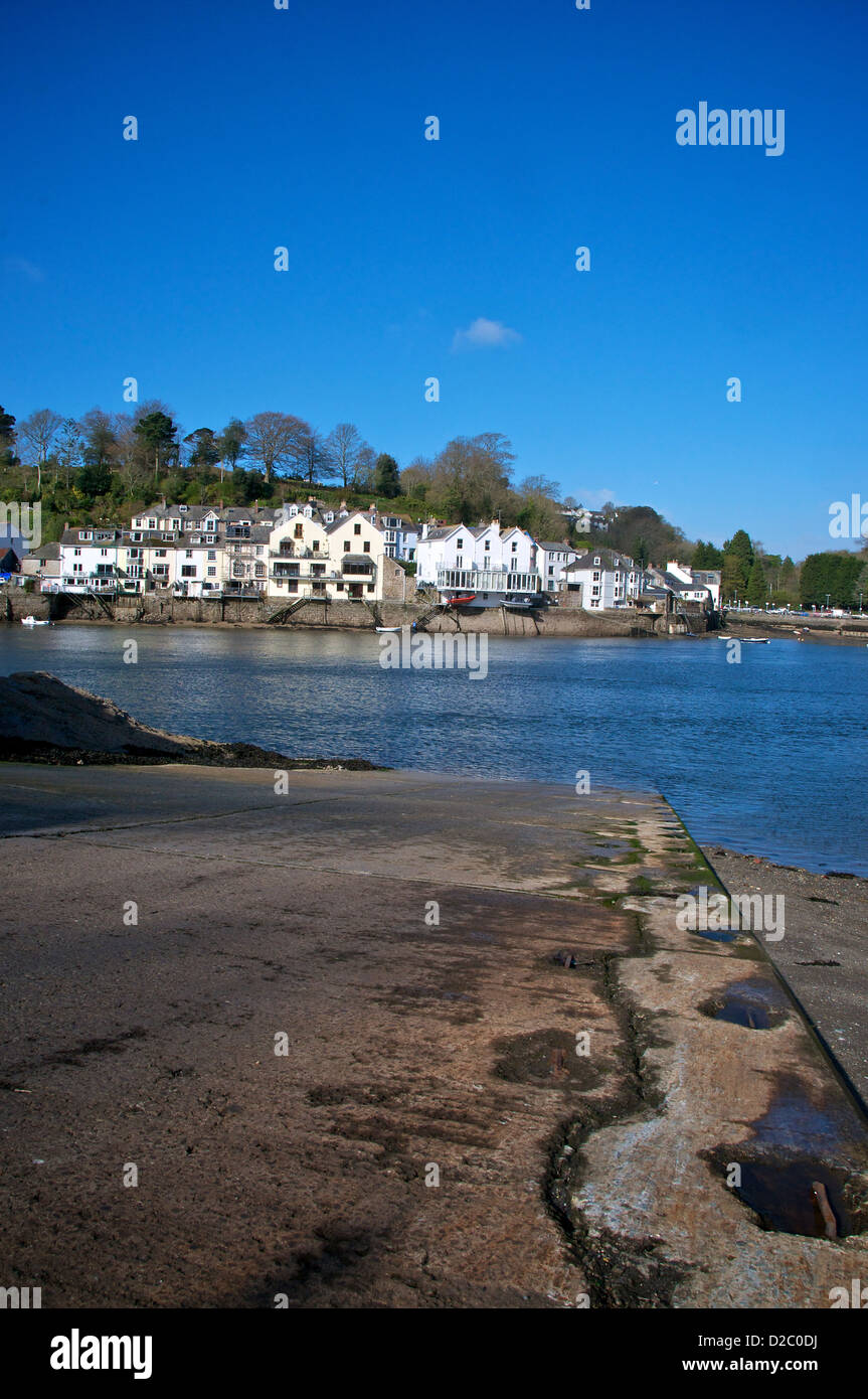 Fowey Cornwall UK River Stock Photo - Alamy